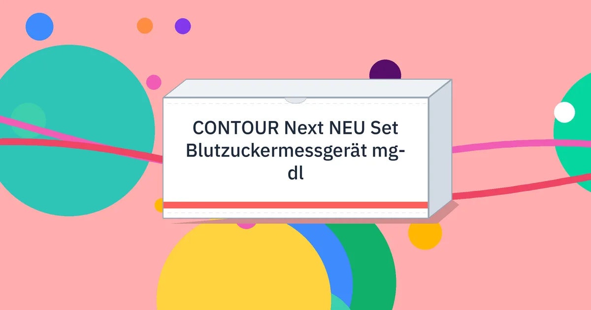 Symbolbild: Packung mit der Aufschrift CONTOUR Next NEU Set Blutzuckermessgerät mg-dl (PZN 15298264) – Verfügbarkeit und Bezug in Apotheken in Frankfurt am Main