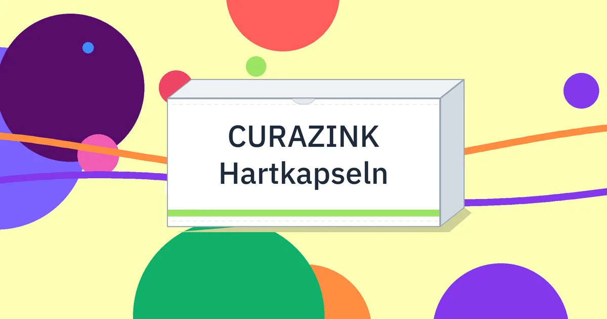 Symbolbild: Packung mit der Aufschrift CURAZINK Hartkapseln (PZN 00679411) – Verfügbarkeit und Bezug in Apotheken in Frankfurt am Main
