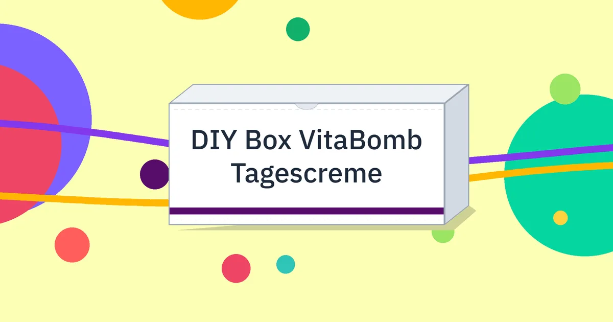 Symbolbild: Packung mit der Aufschrift DIY Box VitaBomb Tagescreme (PZN 18087645) – Verfügbarkeit und Bezug in Apotheken in Frankfurt am Main