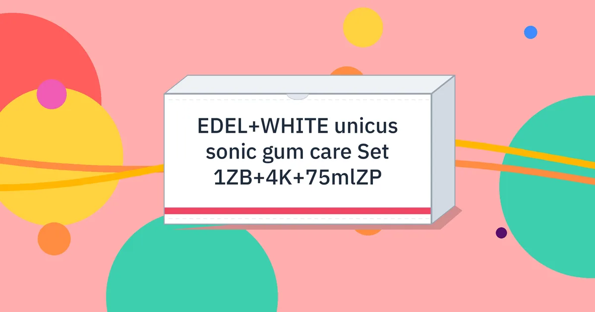 Symbolbild: Packung mit der Aufschrift EDEL+WHITE unicus sonic gum care Set 1ZB+4K+75mlZP (PZN 10398765) – Verfügbarkeit und Bezug in Apotheken in Frankfurt am Main