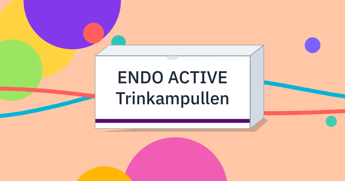Symbolbild: Packung mit der Aufschrift ENDO ACTIVE Trinkampullen (PZN 04761150) – Verfügbarkeit und Bezug in Apotheken in Frankfurt am Main
