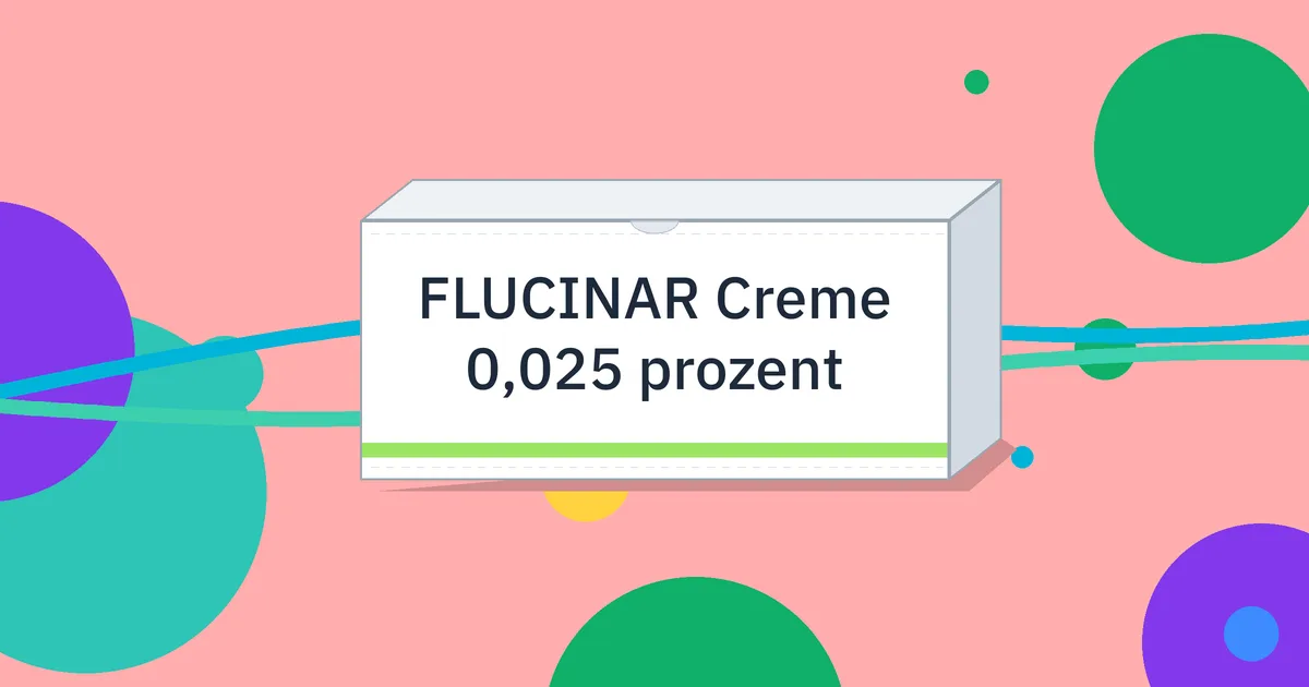 Symbolbild: Packung mit der Aufschrift FLUCINAR Creme 0,025 prozent (PZN 04674758) – Verfügbarkeit und Bezug in Apotheken in Frankfurt am Main