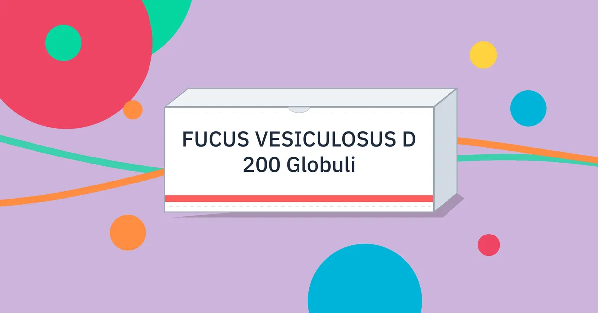 Symbolbild: Packung mit der Aufschrift FUCUS VESICULOSUS D 200 Globuli (PZN 00000738) – Verfügbarkeit und Bezug in Apotheken in Frankfurt am Main