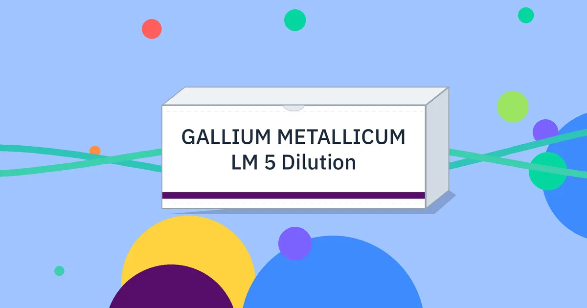Symbolbild: Packung mit der Aufschrift GALLIUM METALLICUM LM 5 Dilution (PZN 12874796) – Verfügbarkeit und Bezug in Apotheken in Frankfurt am Main