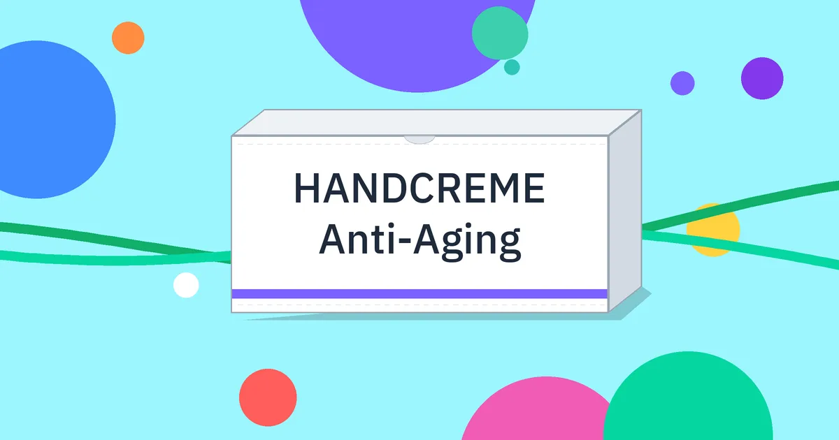 Symbolbild: Packung mit der Aufschrift HANDCREME Anti-Aging (PZN 19140494) – Verfügbarkeit und Bezug in Apotheken in Frankfurt am Main