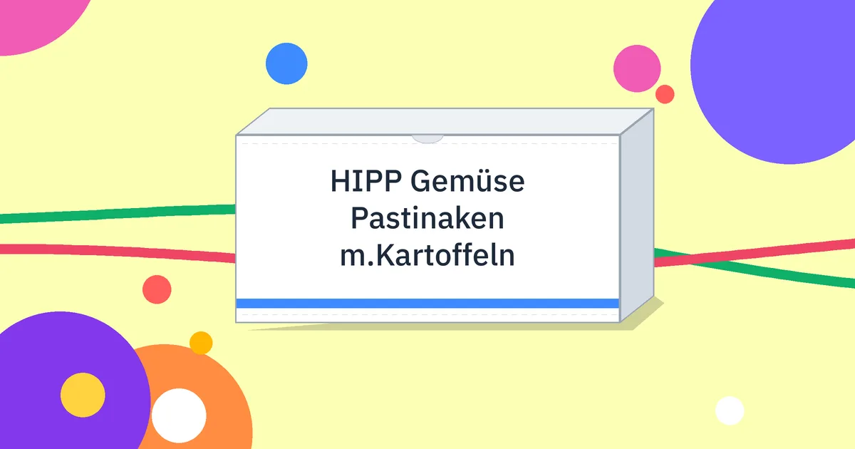 Symbolbild: Packung mit der Aufschrift HIPP Gemüse Pastinaken m.Kartoffeln (PZN 04260324) – Verfügbarkeit und Bezug in Apotheken in Frankfurt am Main