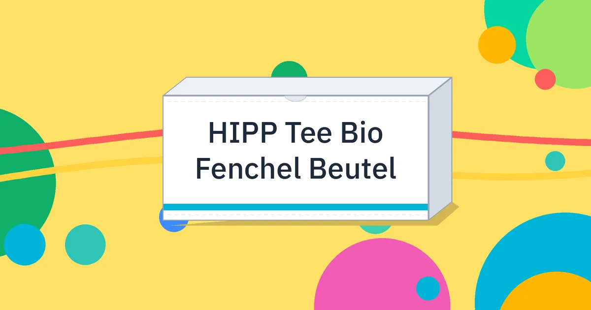 Symbolbild: Packung mit der Aufschrift HIPP Tee Bio Fenchel Beutel (PZN 01359097) – Verfügbarkeit und Bezug in Apotheken in Frankfurt am Main