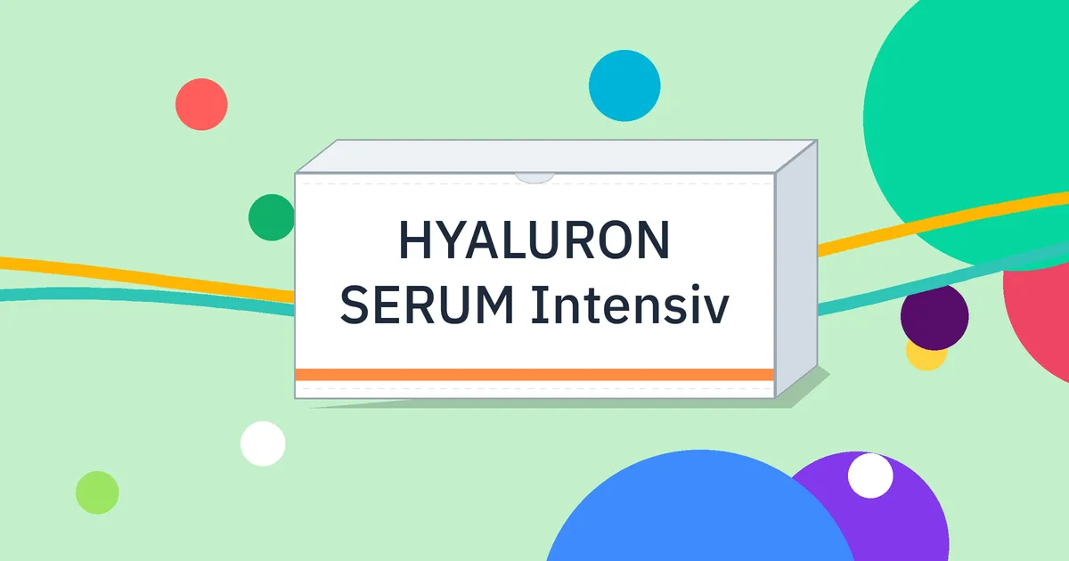 Symbolbild: Packung mit der Aufschrift HYALURON SERUM Intensiv (PZN 14044030) – Verfügbarkeit und Bezug in Apotheken in Frankfurt am Main