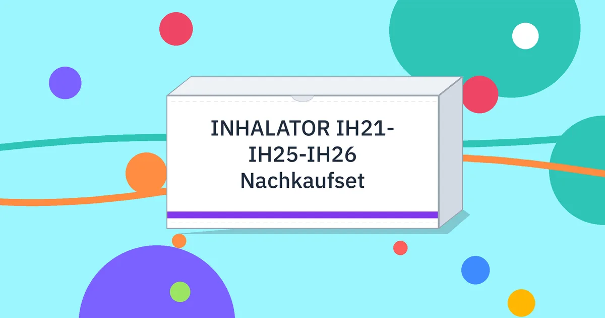 Symbolbild: Packung mit der Aufschrift INHALATOR IH21-IH25-IH26 Nachkaufset (PZN 18054522) – Verfügbarkeit und Bezug in Apotheken in Frankfurt am Main