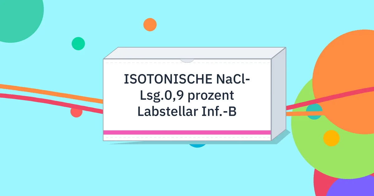 Symbolbild: Packung mit der Aufschrift ISOTONISCHE NaCl-Lsg.0,9 prozent Labstellar Inf.-B (PZN 19692199) – Verfügbarkeit und Bezug in Apotheken in Frankfurt am Main