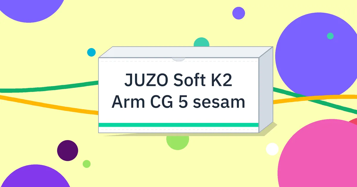 Symbolbild: Packung mit der Aufschrift JUZO Soft K2 Arm CG 5 sesam (PZN 15512088) – Verfügbarkeit und Bezug in Apotheken in Frankfurt am Main