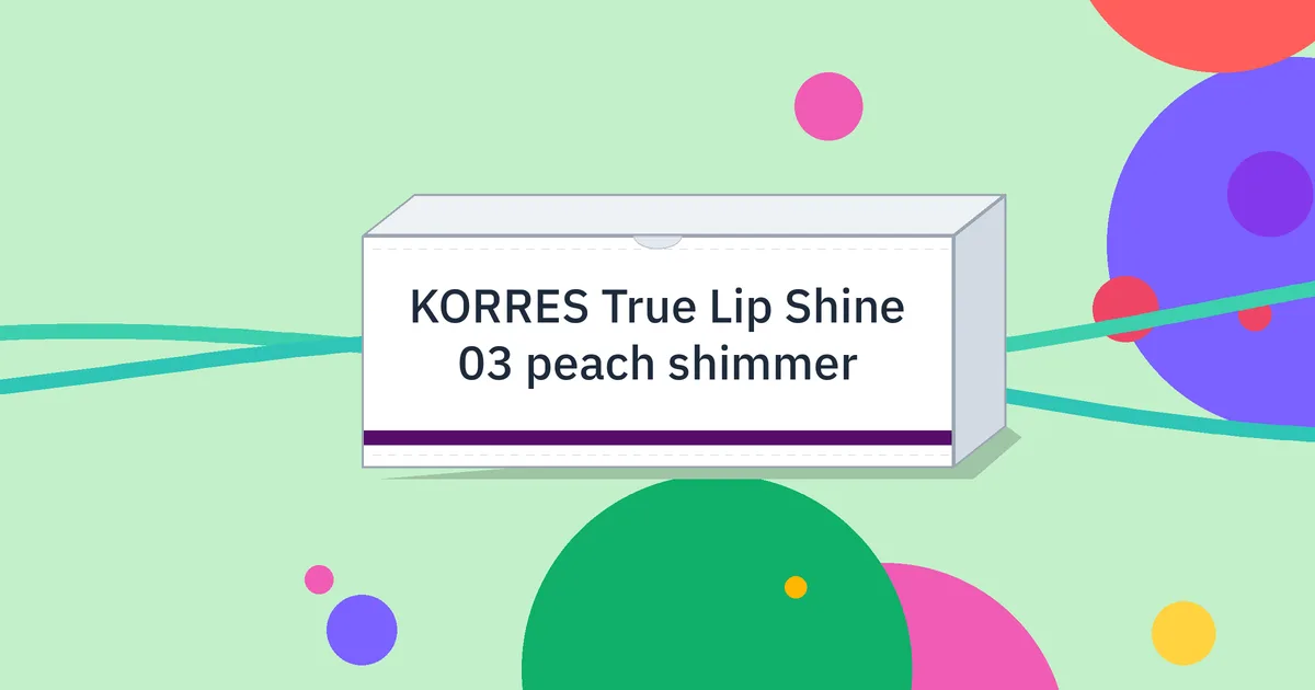 Symbolbild: Packung mit der Aufschrift KORRES True Lip Shine 03 peach shimmer (PZN 20699137) – Verfügbarkeit und Bezug in Apotheken in Frankfurt am Main