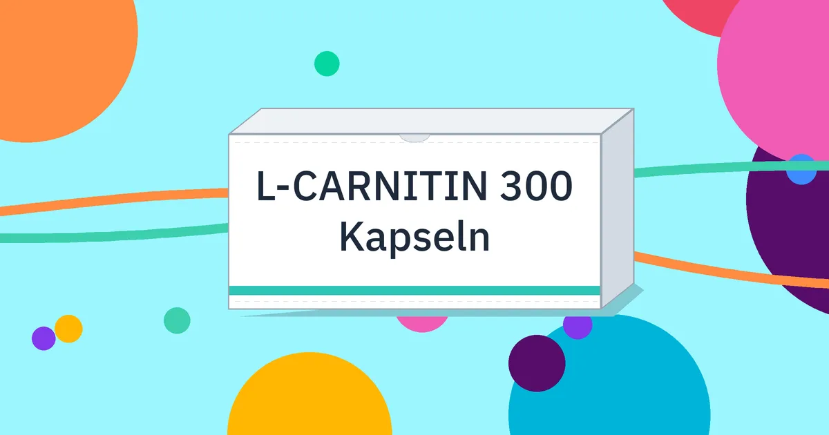 Symbolbild: Packung mit der Aufschrift L-CARNITIN 300 Kapseln (PZN 10272610) – Verfügbarkeit und Bezug in Apotheken in Frankfurt am Main