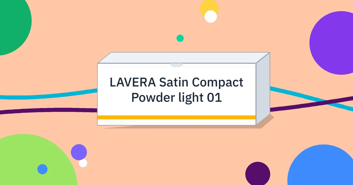 Symbolbild: Packung mit der Aufschrift LAVERA Satin Compact Powder light 01 (PZN 17828312) – Verfügbarkeit und Bezug in Apotheken in Frankfurt am Main