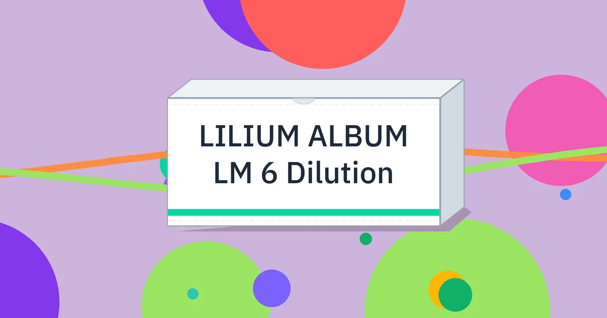 Symbolbild: Packung mit der Aufschrift LILIUM ALBUM LM 6 Dilution (PZN 12930572) – Verfügbarkeit und Bezug in Apotheken in Frankfurt am Main