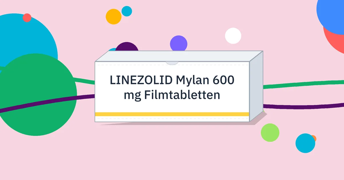 Symbolbild: Packung mit der Aufschrift LINEZOLID Mylan 600 mg Filmtabletten (PZN 18087160) – Verfügbarkeit und Bezug in Apotheken in Frankfurt am Main