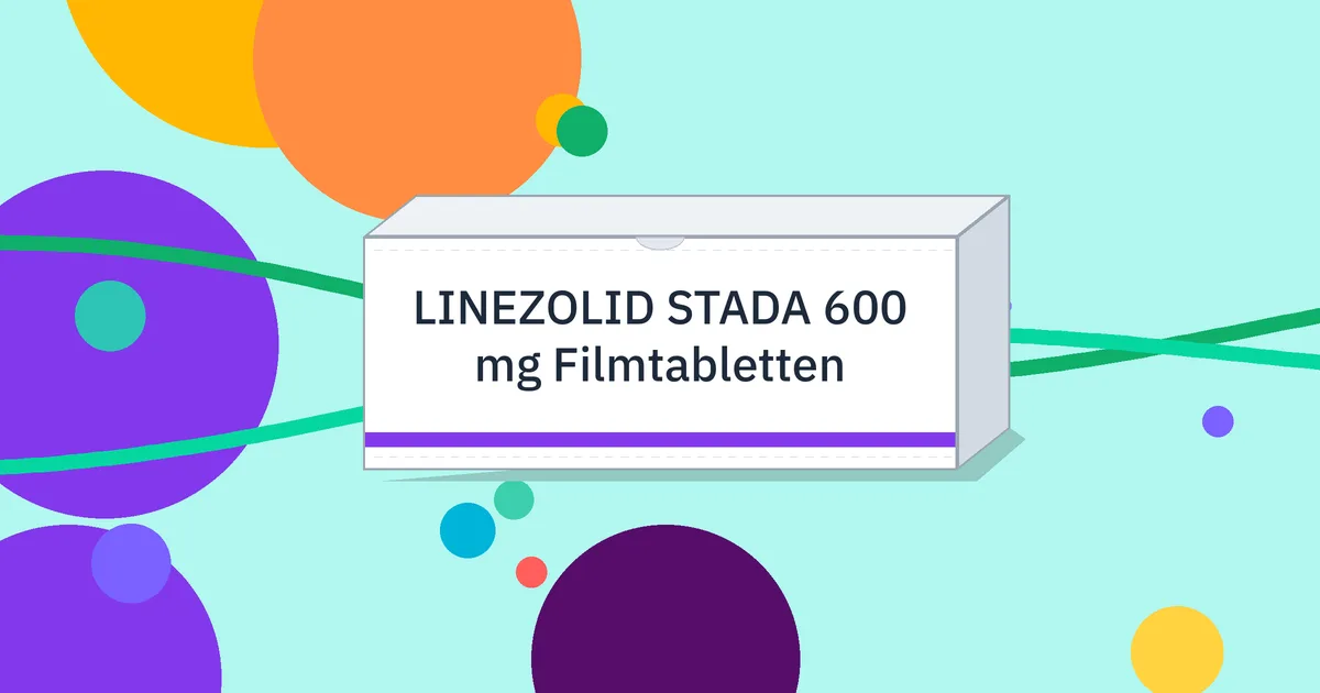Symbolbild: Packung mit der Aufschrift LINEZOLID STADA 600 mg Filmtabletten (PZN 11088682) – Verfügbarkeit und Bezug in Apotheken in Frankfurt am Main