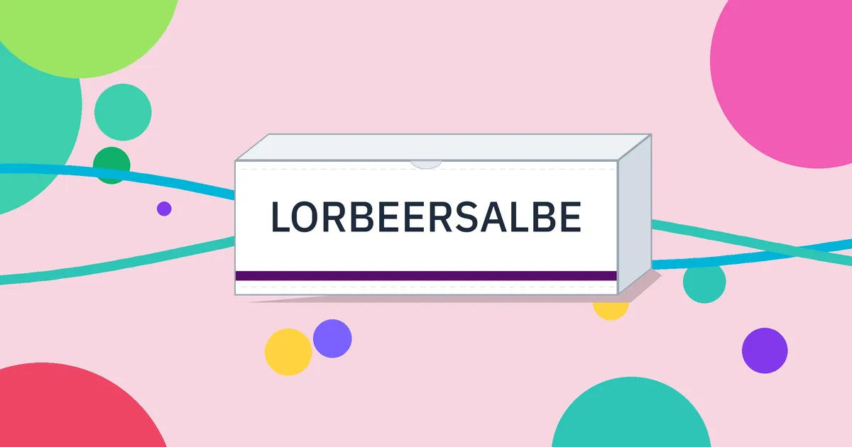 Symbolbild: Packung mit der Aufschrift LORBEERSALBE (PZN 14249720) – Verfügbarkeit und Bezug in Apotheken in Frankfurt am Main