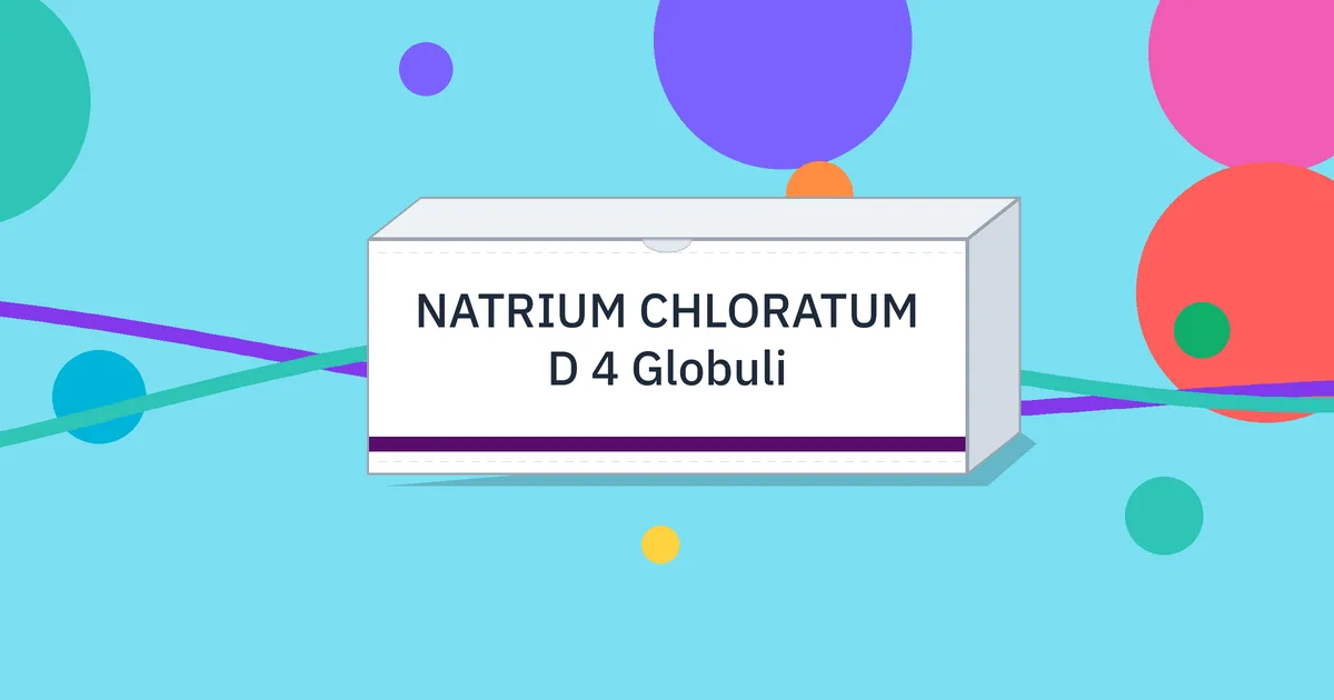 Symbolbild: Packung mit der Aufschrift NATRIUM CHLORATUM D 4 Globuli (PZN 14312542) – Verfügbarkeit und Bezug in Apotheken in Frankfurt am Main