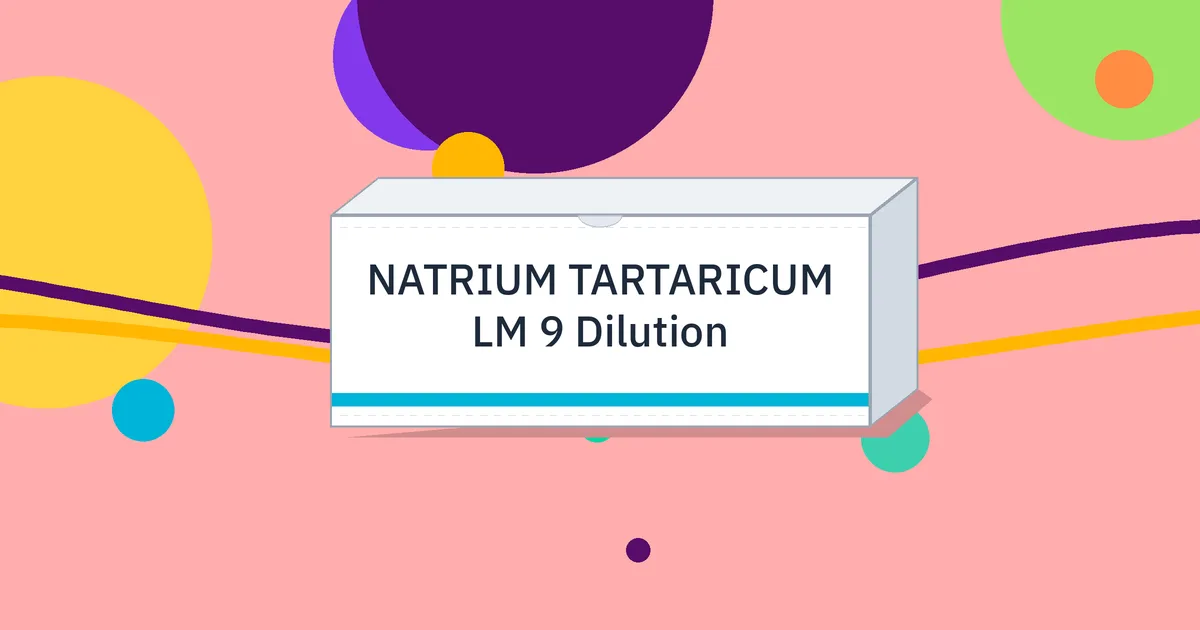 Symbolbild: Packung mit der Aufschrift NATRIUM TARTARICUM LM 9 Dilution (PZN 12967664) – Verfügbarkeit und Bezug in Apotheken in Frankfurt am Main