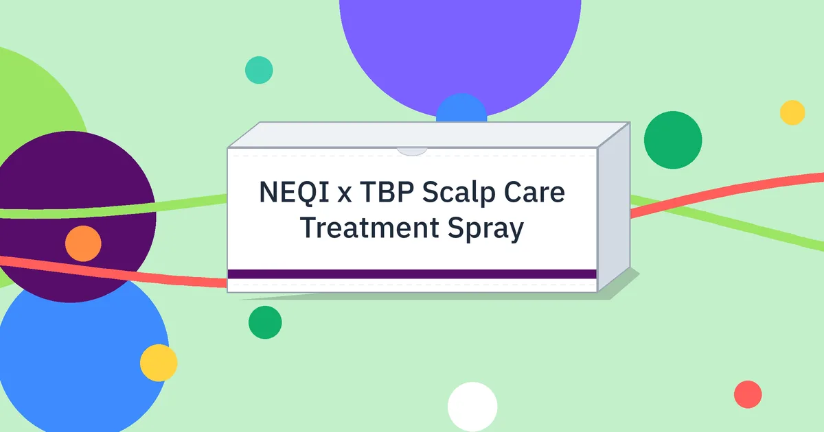 Symbolbild: Packung mit der Aufschrift NEQI x TBP Scalp Care Treatment Spray (PZN 20652176) – Verfügbarkeit und Bezug in Apotheken in Frankfurt am Main