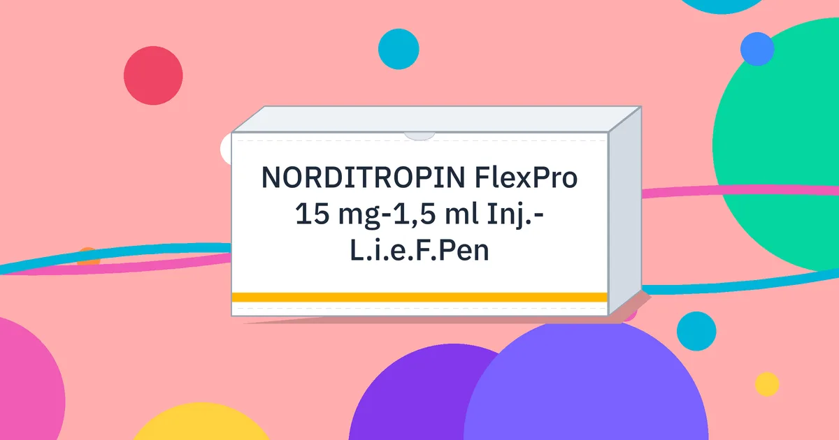 Symbolbild: Packung mit der Aufschrift NORDITROPIN FlexPro 15 mg-1,5 ml Inj.-L.i.e.F.Pen (PZN 10933514) – Verfügbarkeit und Bezug in Apotheken in Frankfurt am Main