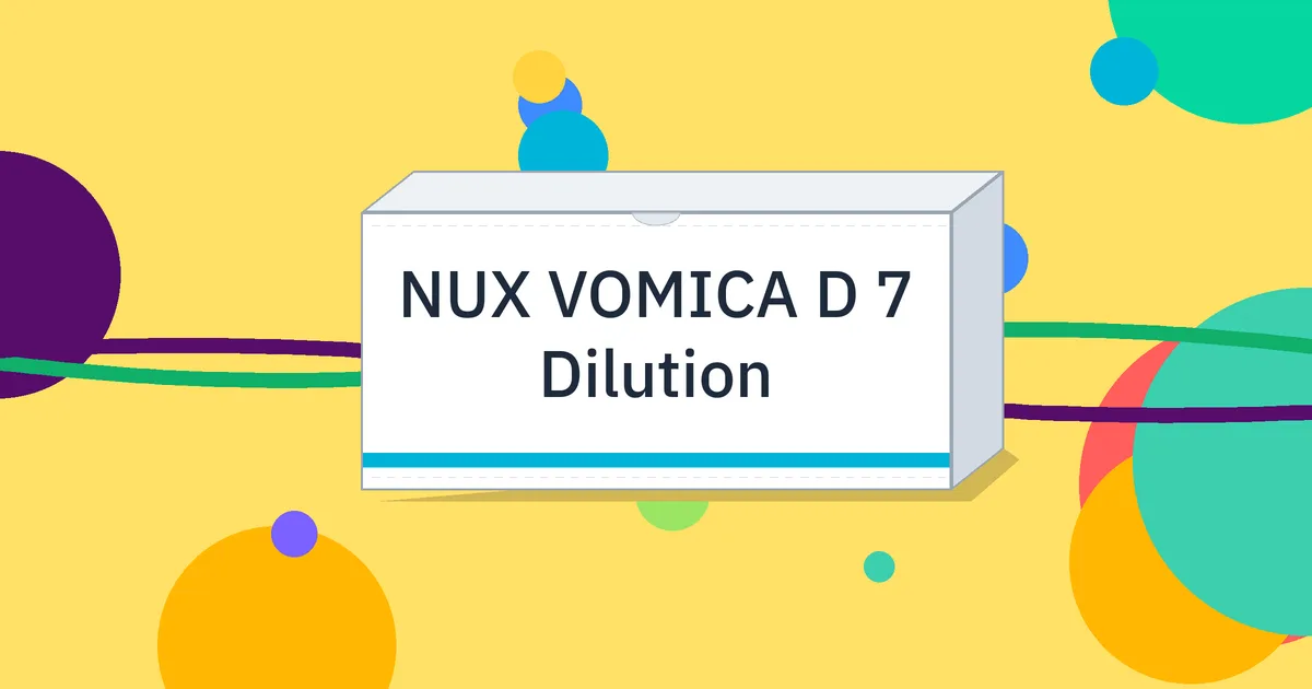 Symbolbild: Packung mit der Aufschrift NUX VOMICA D 7 Dilution (PZN 07175719) – Verfügbarkeit und Bezug in Apotheken in Frankfurt am Main