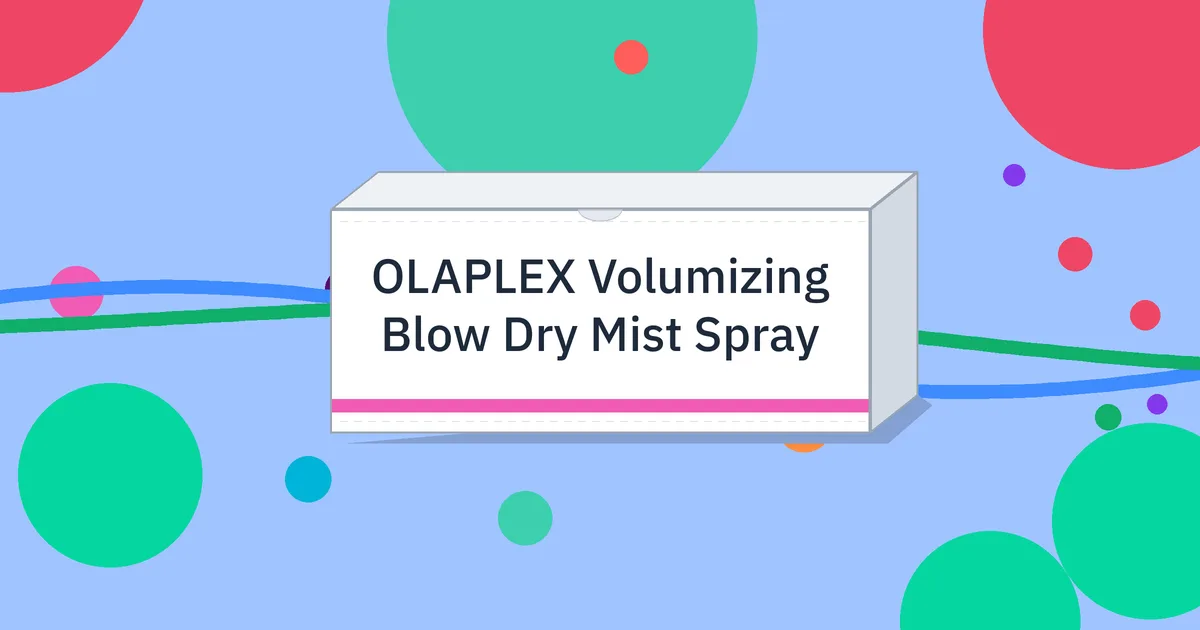 Symbolbild: Packung mit der Aufschrift OLAPLEX Volumizing Blow Dry Mist Spray (PZN 18796324) – Verfügbarkeit und Bezug in Apotheken in Frankfurt am Main