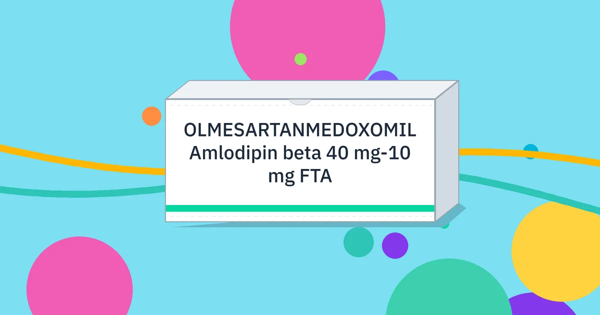 Symbolbild: Packung mit der Aufschrift OLMESARTANMEDOXOMIL Amlodipin beta 40 mg-10 mg FTA (PZN 13913357) – Verfügbarkeit und Bezug in Apotheken in Frankfurt am Main