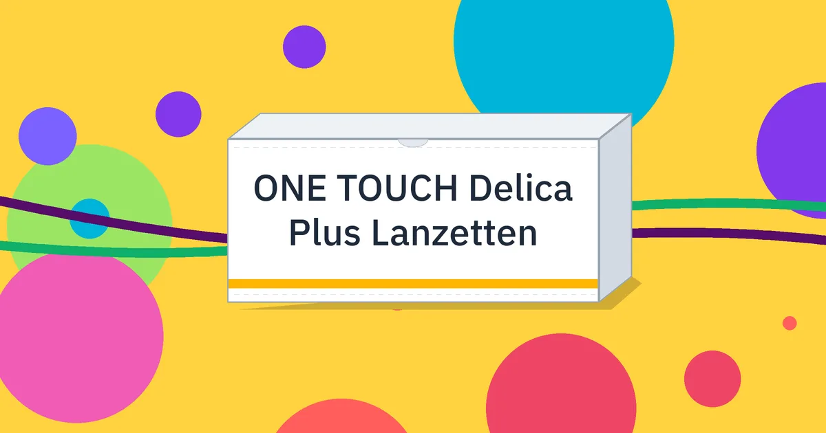 Symbolbild: Packung mit der Aufschrift ONE TOUCH Delica Plus Lanzetten (PZN 17515783) – Verfügbarkeit und Bezug in Apotheken in Frankfurt am Main