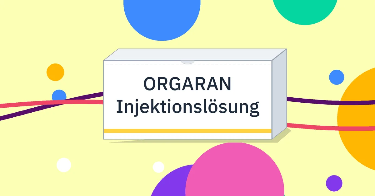 Symbolbild: Packung mit der Aufschrift ORGARAN Injektionslösung (PZN 18042878) – Verfügbarkeit und Bezug in Apotheken in Frankfurt am Main