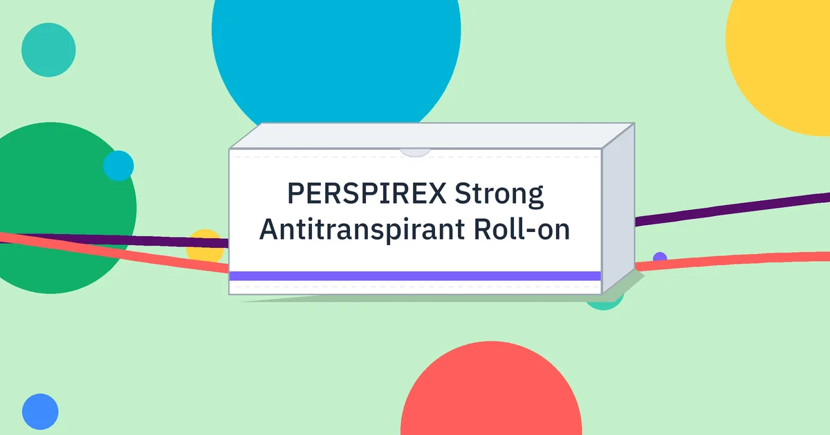 Symbolbild: Packung mit der Aufschrift PERSPIREX Strong Antitranspirant Roll-on (PZN 18083529) – Verfügbarkeit und Bezug in Apotheken in Frankfurt am Main