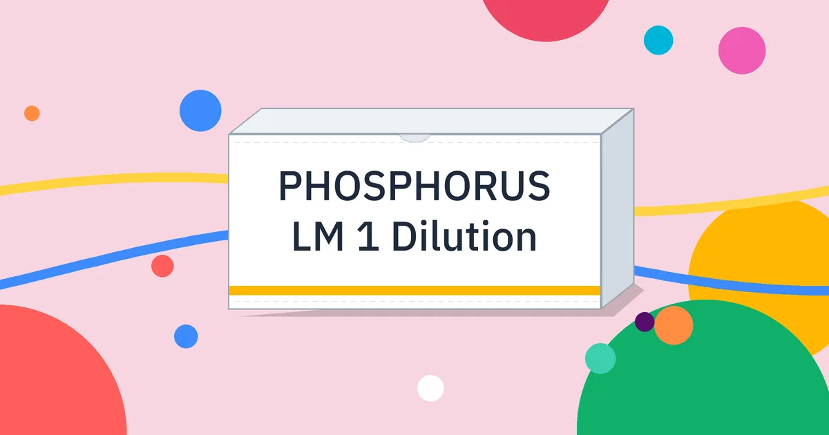 Symbolbild: Packung mit der Aufschrift PHOSPHORUS LM 1 Dilution (PZN 13033946) – Verfügbarkeit und Bezug in Apotheken in Frankfurt am Main