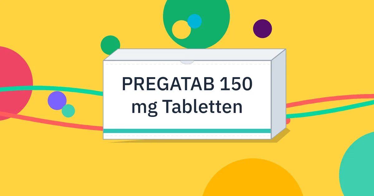Symbolbild: Packung mit der Aufschrift PREGATAB 150 mg Tabletten (PZN 14135778) – Verfügbarkeit und Bezug in Apotheken in Frankfurt am Main