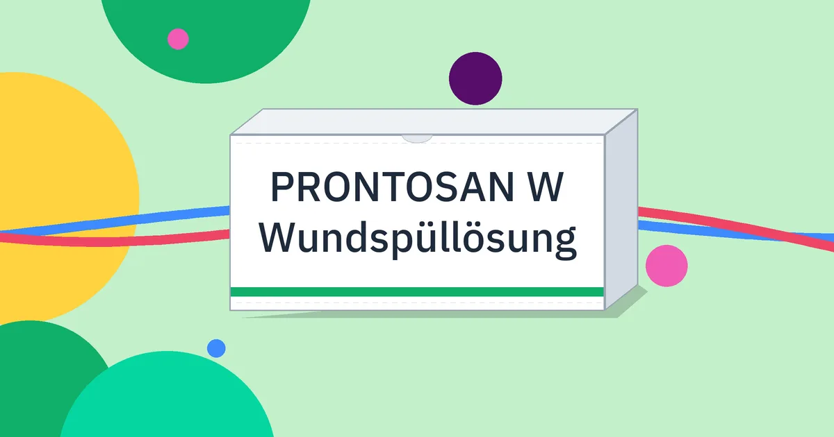 Symbolbild: Packung mit der Aufschrift PRONTOSAN W Wundspüllösung (PZN 07528307) – Verfügbarkeit und Bezug in Apotheken in Frankfurt am Main