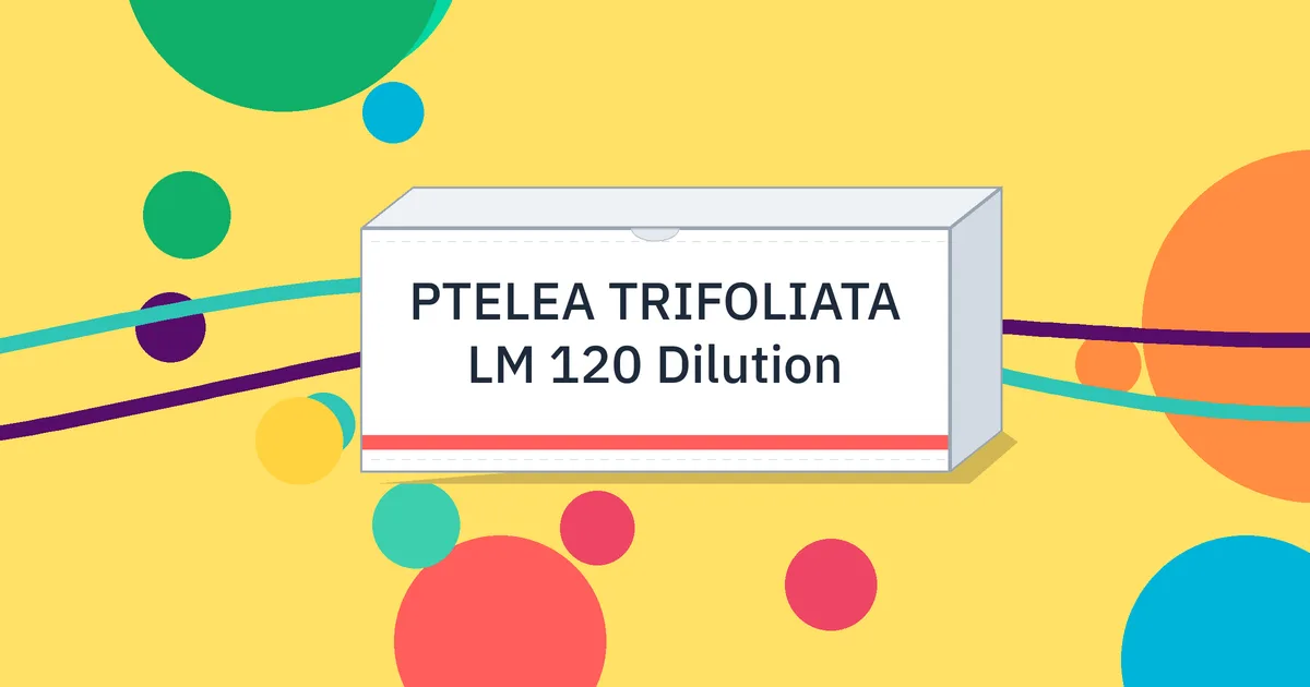 Symbolbild: Packung mit der Aufschrift PTELEA TRIFOLIATA LM 120 Dilution (PZN 13670676) – Verfügbarkeit und Bezug in Apotheken in Frankfurt am Main
