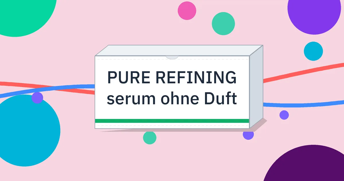 Symbolbild: Packung mit der Aufschrift PURE REFINING serum ohne Duft (PZN 13705417) – Verfügbarkeit und Bezug in Apotheken in Frankfurt am Main