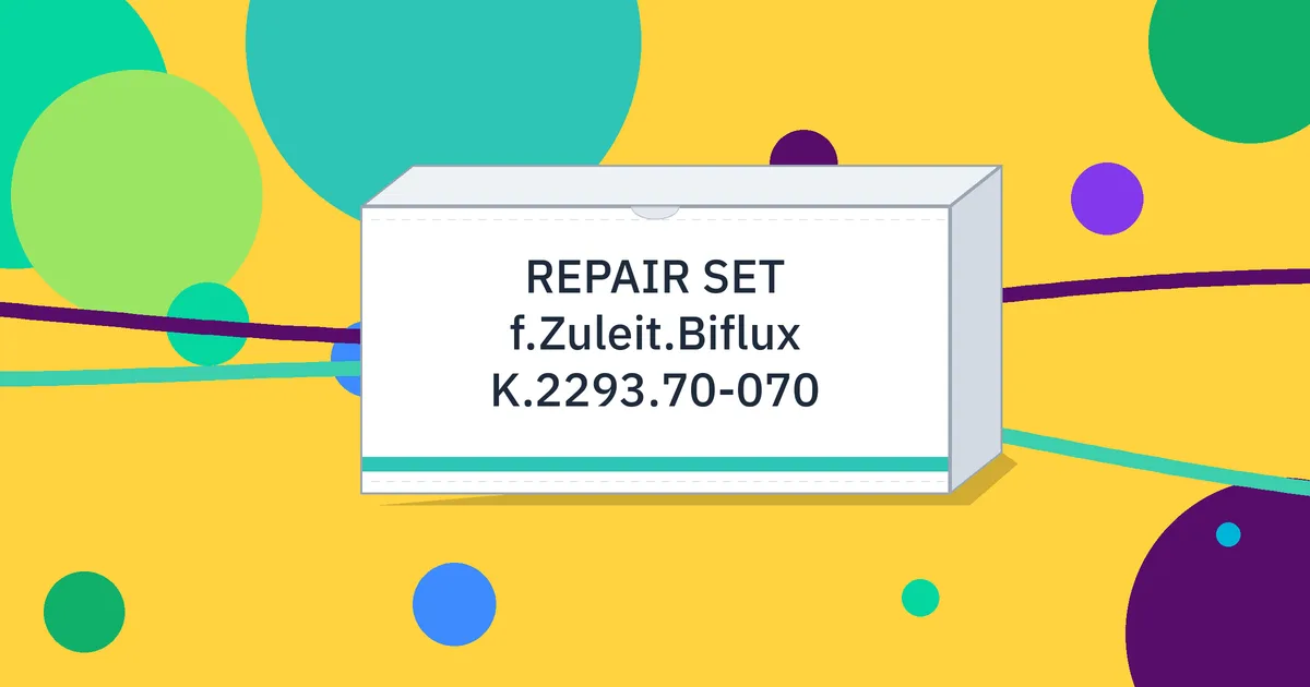 Symbolbild: Packung mit der Aufschrift REPAIR SET f.Zuleit.Biflux K.2293.70-070 (PZN 09398524) – Verfügbarkeit und Bezug in Apotheken in Frankfurt am Main
