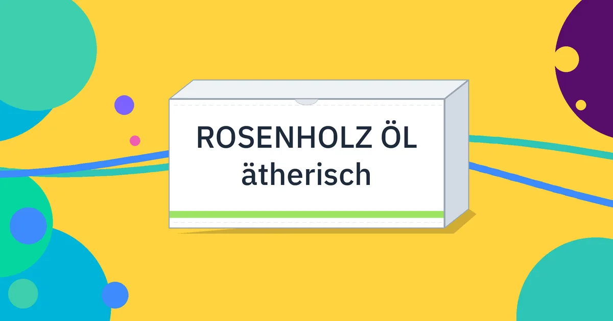 Symbolbild: Packung mit der Aufschrift ROSENHOLZ ÖL ätherisch (PZN 18005245) – Verfügbarkeit und Bezug in Apotheken in Frankfurt am Main