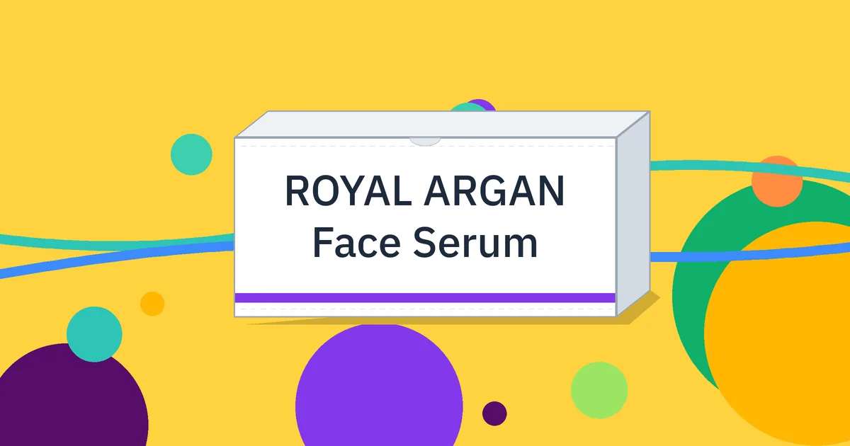 Symbolbild: Packung mit der Aufschrift ROYAL ARGAN Face Serum (PZN 15267619) – Verfügbarkeit und Bezug in Apotheken in Frankfurt am Main