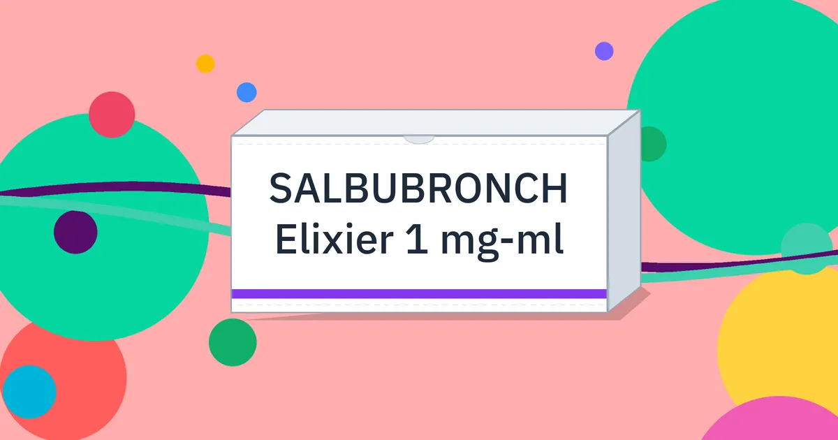 Symbolbild: Packung mit der Aufschrift SALBUBRONCH Elixier 1 mg-ml (PZN 01953021) – Verfügbarkeit und Bezug in Apotheken in Frankfurt am Main