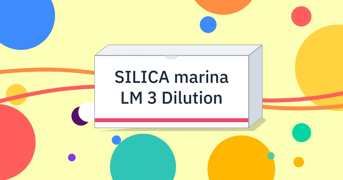 Symbolbild: Packung mit der Aufschrift SILICA marina LM 3 Dilution (PZN 13189619) – Verfügbarkeit und Bezug in Apotheken in Frankfurt am Main