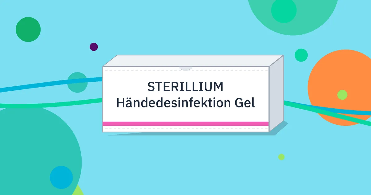 Symbolbild: Packung mit der Aufschrift STERILLIUM Händedesinfektion Gel (PZN 20010236) – Verfügbarkeit und Bezug in Apotheken in Frankfurt am Main