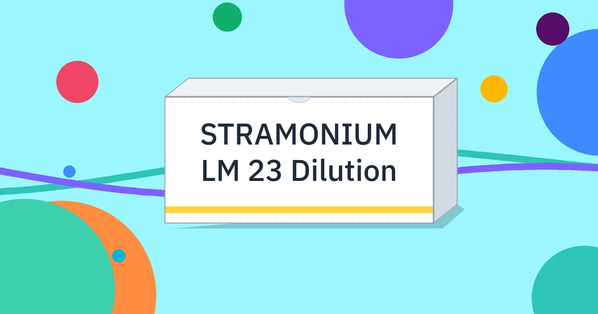 Symbolbild: Packung mit der Aufschrift STRAMONIUM LM 23 Dilution (PZN 13201958) – Verfügbarkeit und Bezug in Apotheken in Frankfurt am Main