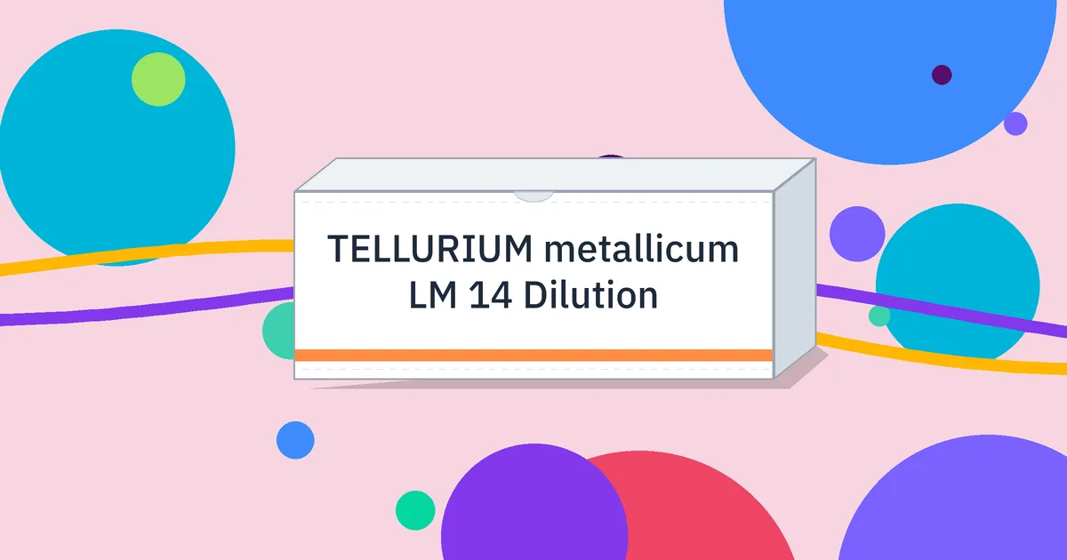 Symbolbild: Packung mit der Aufschrift TELLURIUM metallicum LM 14 Dilution (PZN 13215653) – Verfügbarkeit und Bezug in Apotheken in Frankfurt am Main