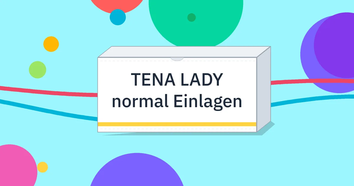 Symbolbild: Packung mit der Aufschrift TENA LADY normal Einlagen (PZN 00098275) – Verfügbarkeit und Bezug in Apotheken in Frankfurt am Main