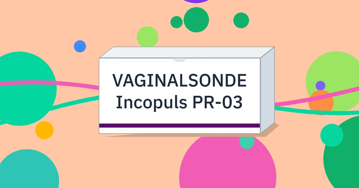 Symbolbild: Packung mit der Aufschrift VAGINALSONDE Incopuls PR-03 (PZN 00520231) – Verfügbarkeit und Bezug in Apotheken in Frankfurt am Main