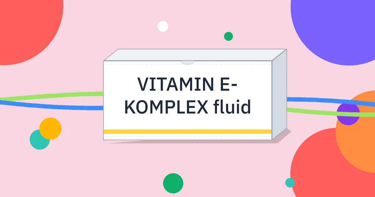 Symbolbild: Packung mit der Aufschrift VITAMIN E-KOMPLEX fluid (PZN 19831554) – Verfügbarkeit und Bezug in Apotheken in Frankfurt am Main