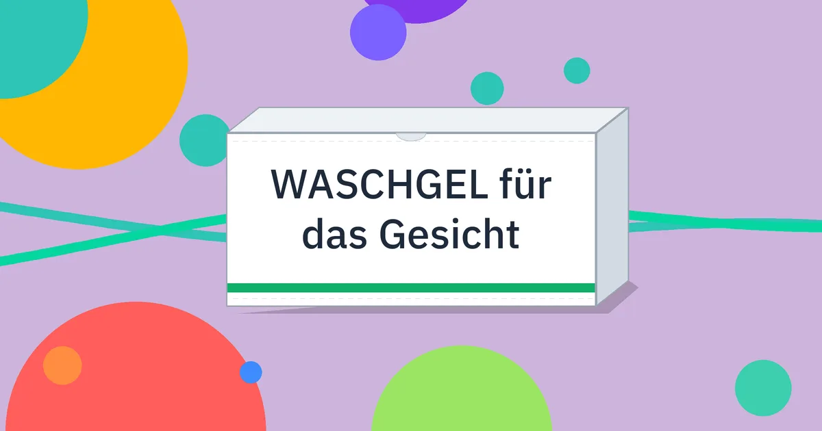 Symbolbild: Packung mit der Aufschrift WASCHGEL für das Gesicht (PZN 18720019) – Verfügbarkeit und Bezug in Apotheken in Frankfurt am Main