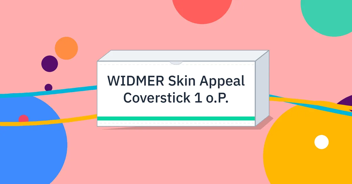 Symbolbild: Packung mit der Aufschrift WIDMER Skin Appeal Coverstick 1 o.P. (PZN 04043041) – Verfügbarkeit und Bezug in Apotheken in Frankfurt am Main